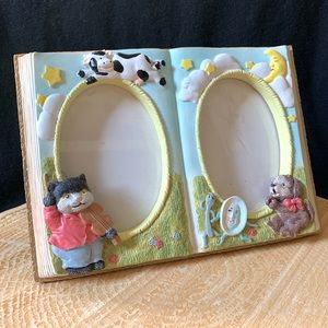 Vintage | Accents | Vintage Nursery Rhyme Double Oval Frame | Poshmark